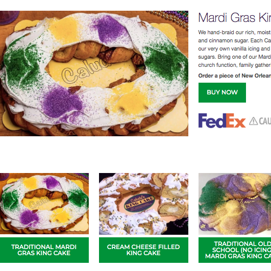 Client Spotlight & Campaign Success: Caluda’s King Cake | Search Influence